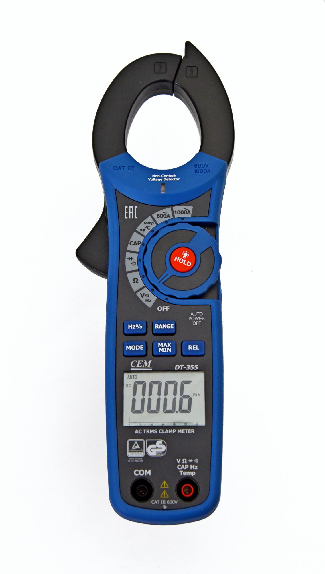 DT-355 Клещи электроизмерительные, True RMS — купить за 7574 ...